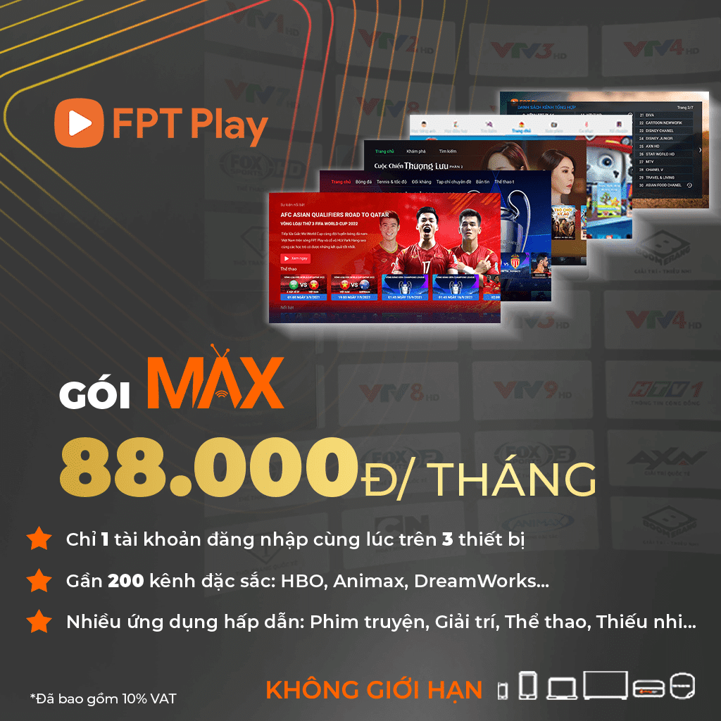 Gói Max - Trải nghiệm giải trí đa dạng và tuyệt vời nhất tại nhà